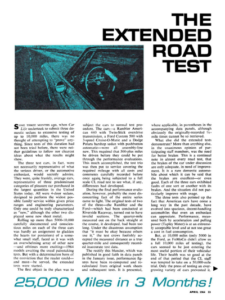 Road Tests Documents - autohistorypreservationsociety.org