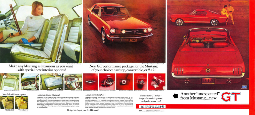 1965 Ford Mustang GT Coupe/Fastback/Convertible, Intro ...